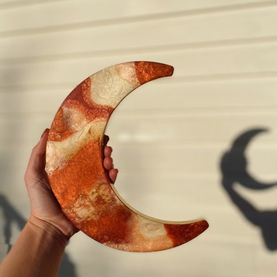 Large Crescent Deep Silicone Moon Mold, DIY Mold - Etsy