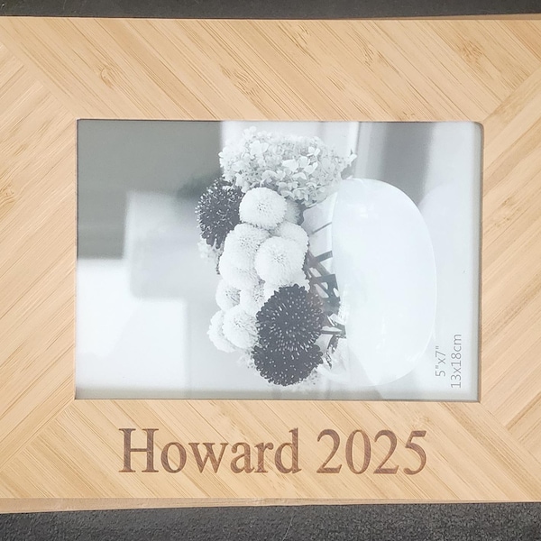 Personalized Picture Frame Custom Picture Engraved Picture Gift for Him ...