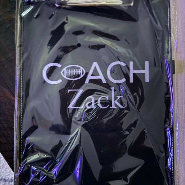 Custom Baseball Coach Clipboard, Gift for Baseball Coach, Engraved ...