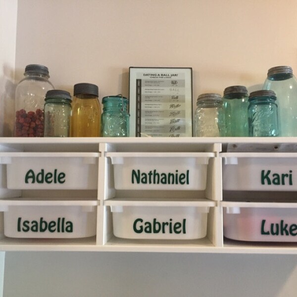 Vinyl Name Decal, Custom 9 Letter Vinyl Sticker, Personalized Car Decal ...