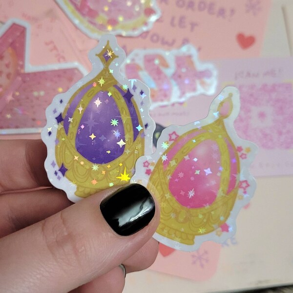 Glep Says yippee Pin Smiling Friends Inspired Glitter Epoxy Pin - Etsy