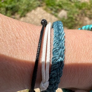 Key West Light Brown Braided Leather Bracelet Unisex - Etsy