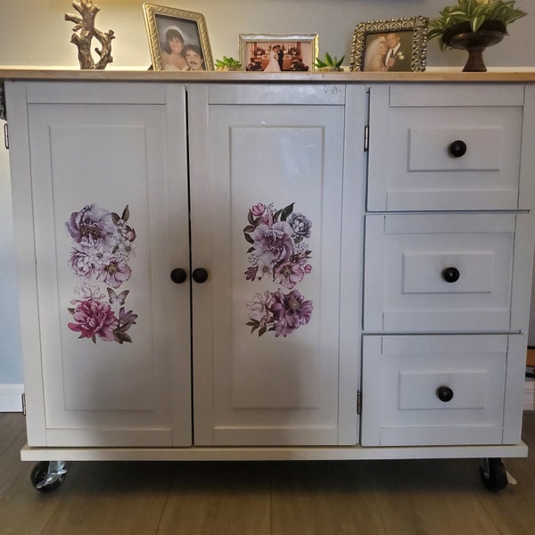 DREAMY FLORALS Redesign Transfer • 3PK 6 X 12 • Redesign With Prima ...