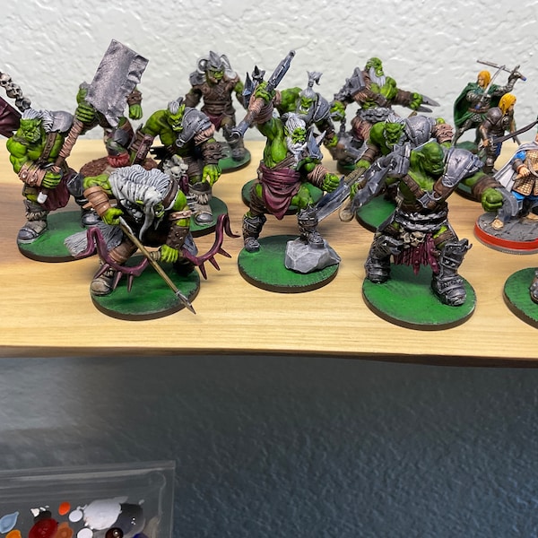 12PC Orcish Horde, Dnd, Dungeons and Dragons, Miniature Army for Table ...