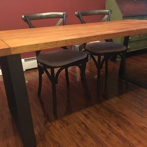 Metal Table Base-Threaded Rod | Etsy