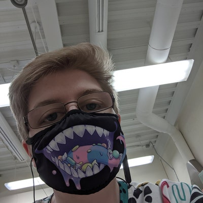 Candy Monster Creepy Cute Dust Face Mask With Filter Pocket - Etsy