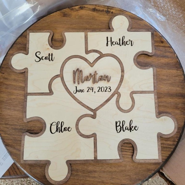 Rustic Unity/ Family Puzzle, Blended Family, Unity Alternative, Unity ...