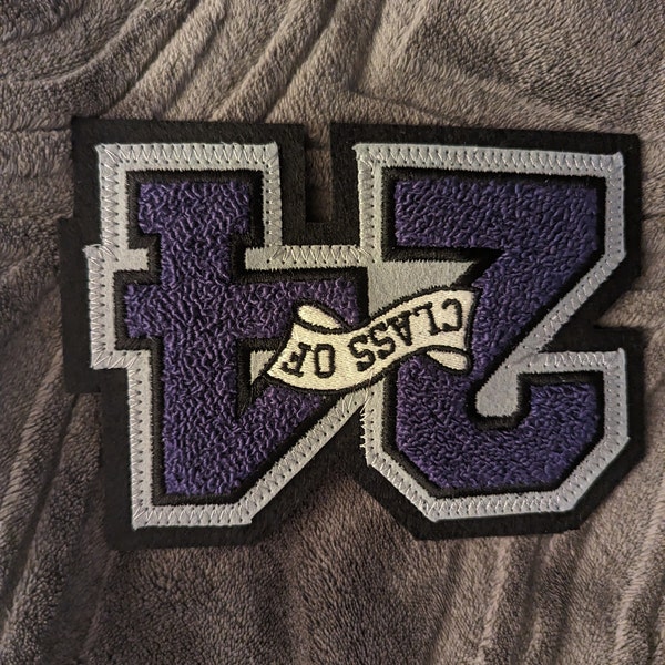 Letterman Jacket Year Chenille Patch 2 Digit - Etsy