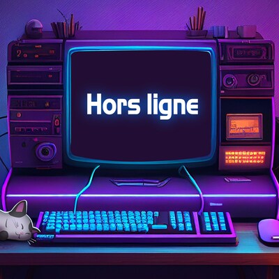 4x Animated Stream Screen for Twitch Lofi Game Room Neon Game Room Twitch Animated Screen for ...