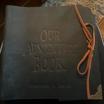 Our Adventure Book Photo Album Scrapbook, Anniversary Gift for Couple ...