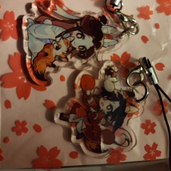 Enchanting Acrylic Keychains, Tian Guan Ci Fu, Heaven Official's ...
