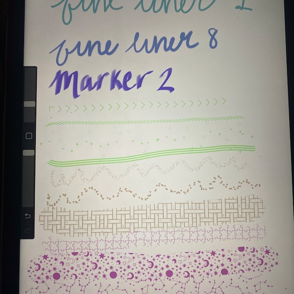 70+ Fine Liner Brush Set for Procreate: Micron, Stipple, Pattern ...