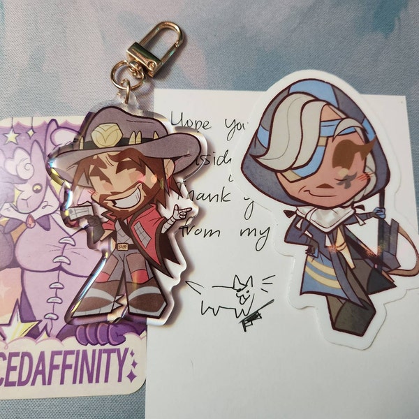 Overwatch Support Stickers // OW2 - Etsy