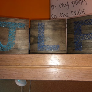 DIY String Art Kit Initial String Art Kit Letter String Art Kit Simple String Art Kit DIY Made ...