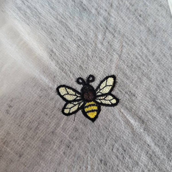 Mini Bee Embroidery Design FSL Bee Machine Embroidery Free Standing ...