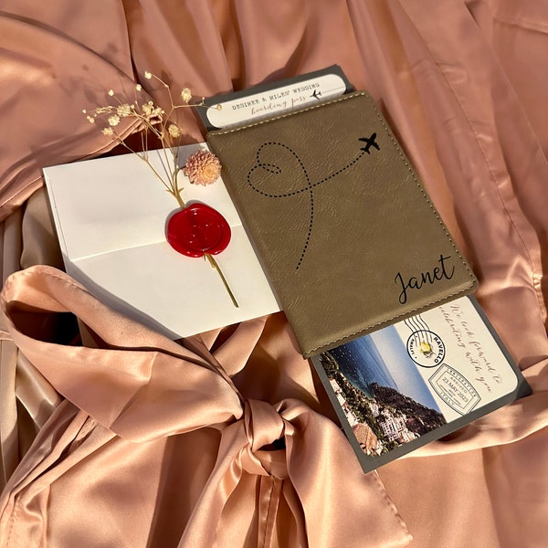 Personalized Passport Holder | Traveler Gift | Custom Passport Cover ...