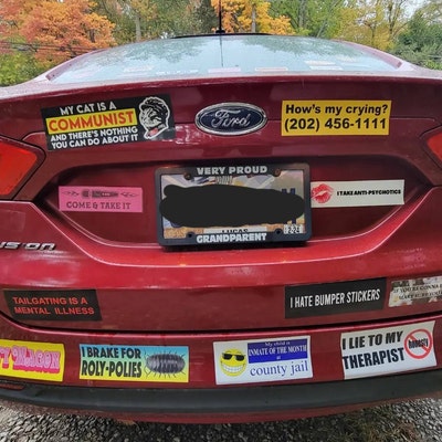 Free Rides for Goth Girls Funny Gen Z Ironic Meme Laptop Sticker Bumper ...