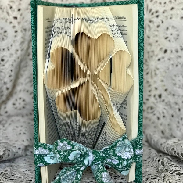 Clover Book Folding Pattern - Etsy