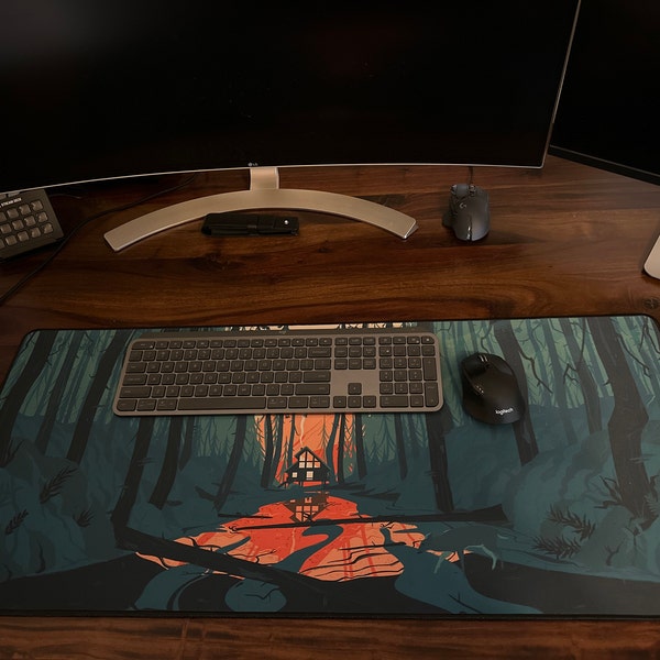 After the Rain - Desk Mat | Giant Mouse Pad - Original Artwork ...