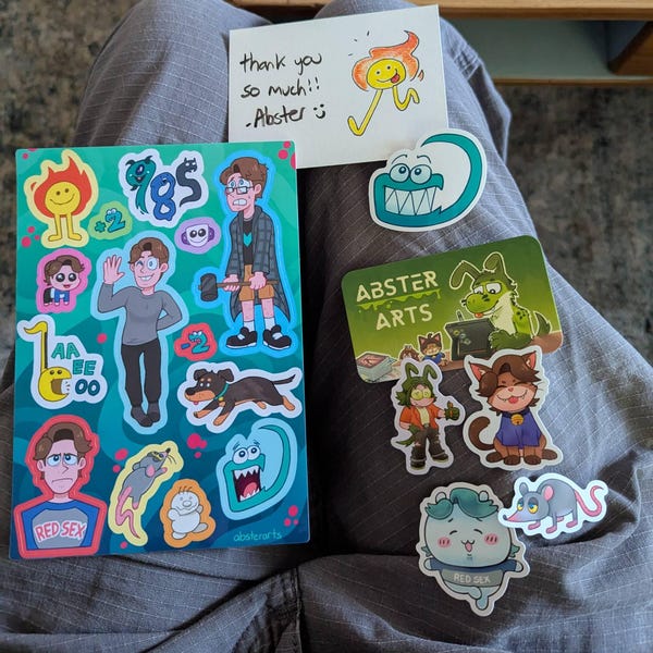 Jerma 5x7 Inch Sticker Sheet - Etsy