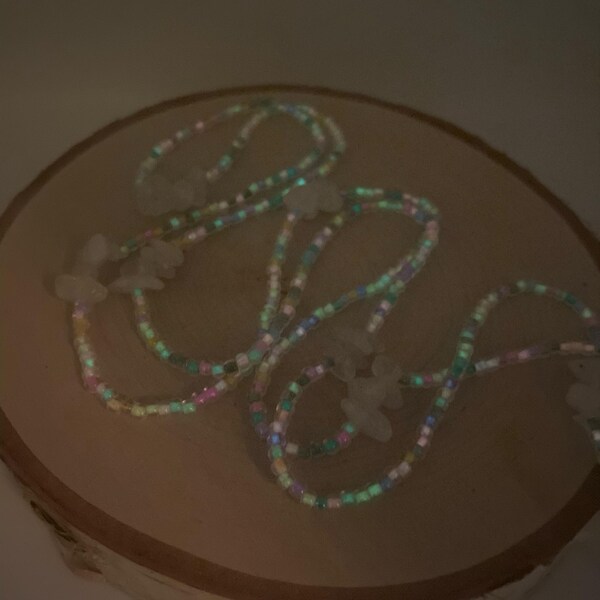 60 Pcs 10 Styles 12mm Glow in the Dark Beads, European Lampwork Bead ...