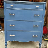 3.78 5dark Blue Leather Cabinet Handle Knob Nickel Kitchen Pull Knob ...