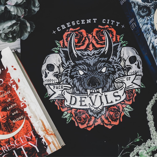 Crescent City Pack of Devils T-shirt | OFFICIALLY LICENSED | Sarah J ...