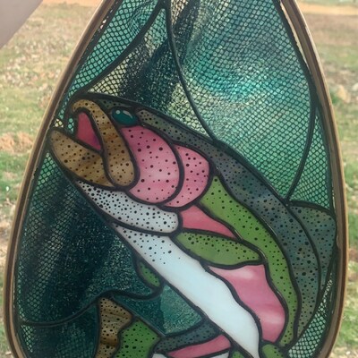 Rainbow Trout Stained Glass Pattern - Etsy