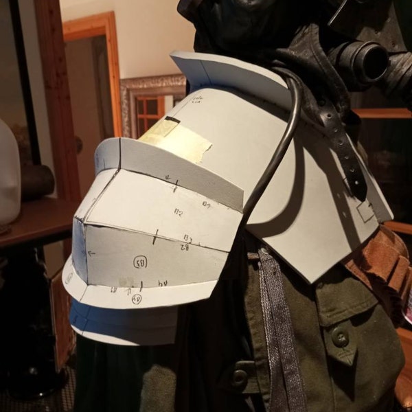 Paladin Shoulder Armor Pattern - Digital Download | PDF - Etsy