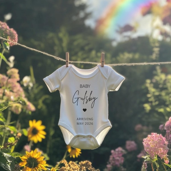 Rainbow Baby Pregnancy Announcement Digital, Neutral Announcement ...