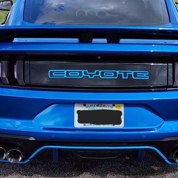 Mustang GT 2 Tone "coyote" Decklid Decal - Etsy
