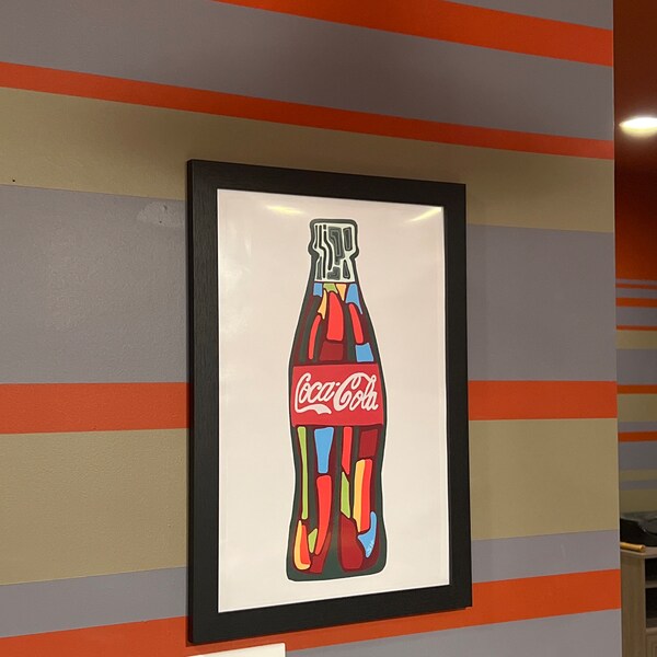 PRINTABLE Coca Cola Bottle Art Coca Cola Coke Bottle Design Coca Cola ...