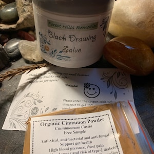 Black Drawing Salve, Traditional Formula, Splinters, Slivers, Stingers ...