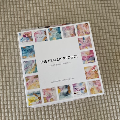 Psalms Project: 141-150, Watercolor Abstract Art, Christian Home Decor ...