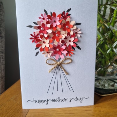 3D Cards, Mother's Day Card, Happy Mother's Day Card, Handmade Cards ...