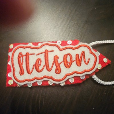 Personalized Name Embroidered Patches, Custom Name Patches Die Cut, Iron on Embroidery Name Text ...