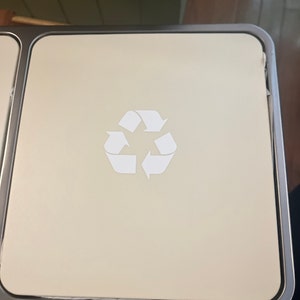 Trash, Recycle, AND Compost Stickers Decals Label Vinyl Trash Can ...