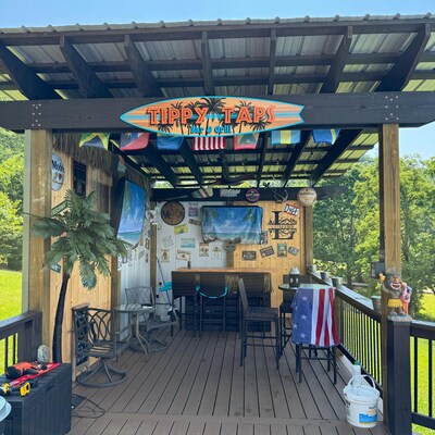 Surfboard Decor, Wall Art Personalized SURF SHOP Sign, Beach or Tiki ...