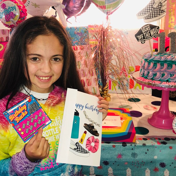 VSCO Girl Birthday Card - Etsy