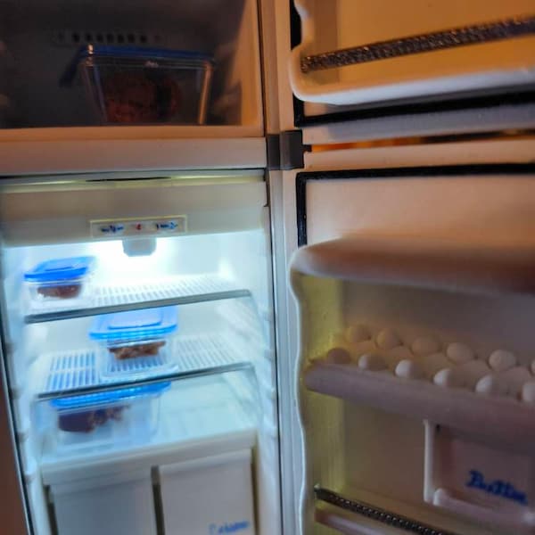 4pcs Set Cute Miniature Food Containers With Lids Mini Tiny Storage ...