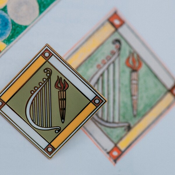 Finrod Felagund Sigil Enamel Pin | the Silmarillion | Lord of the Rings ...