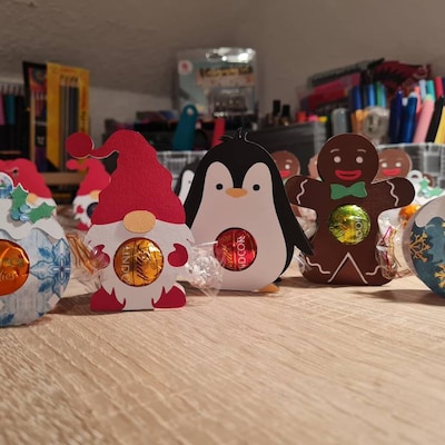 Christmas Lollipop Holder Svg, BUNDLE, Christmas Favor for Kids ...