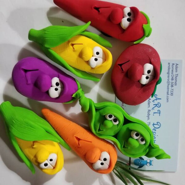 Vegetable Magnets, Vegetables, Magnet Sets, Kitchen Magnets, Vegetable ...