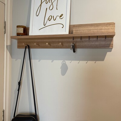 Entryway Organizer Wall all in One Coat Rack Wall Mount, Entryway ...