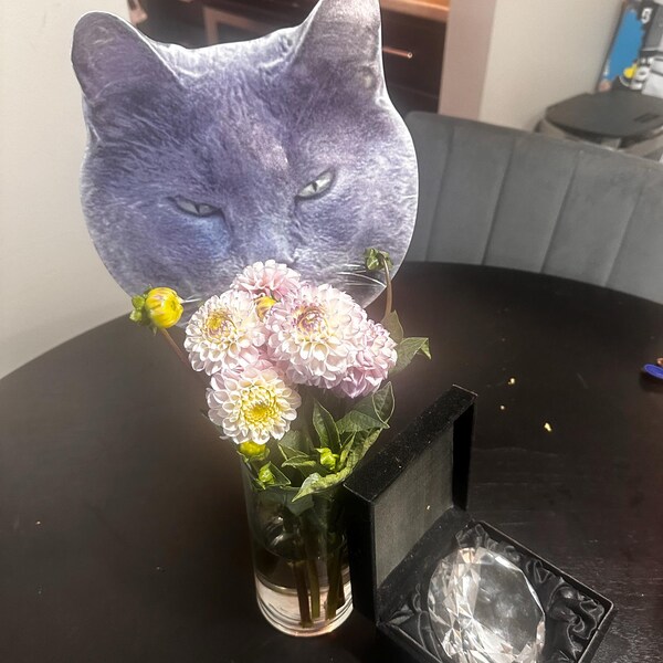 Custom Pet Head on a Stick Personalized Pet Portrait Prop for Parties ...