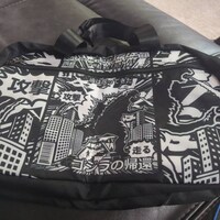 Godzilla Backpack Gojira Bag Kaiju Japan Bags Lunchbox Handbag Sci Fi ...