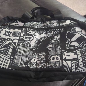 Godzilla Backpack Bag Bags Handbag Gojira Kaiju Sci-fi Japan Monster ...