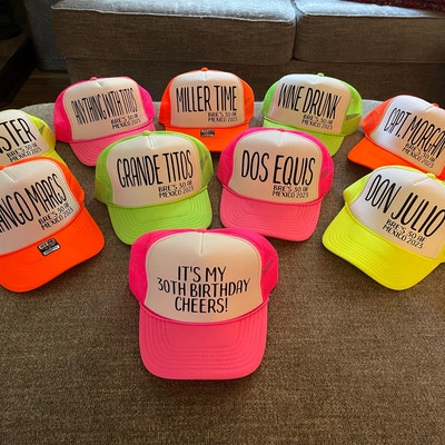 PARTY HATS, Bachelorette Hats/ Bachelor Party Hat, Crew Hat, Team Crew ...