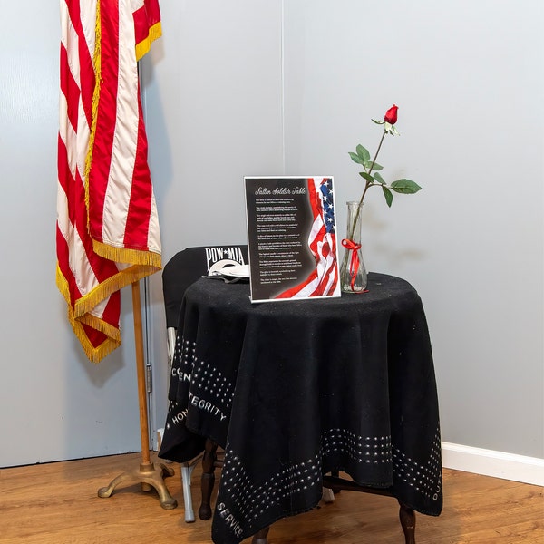 Fallen Soldier Memorial Sign | White Background | Digital Download ...