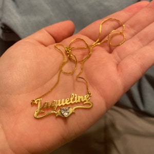 Layered Custom Name Necklace Multiple Chain Name Necklace - Etsy